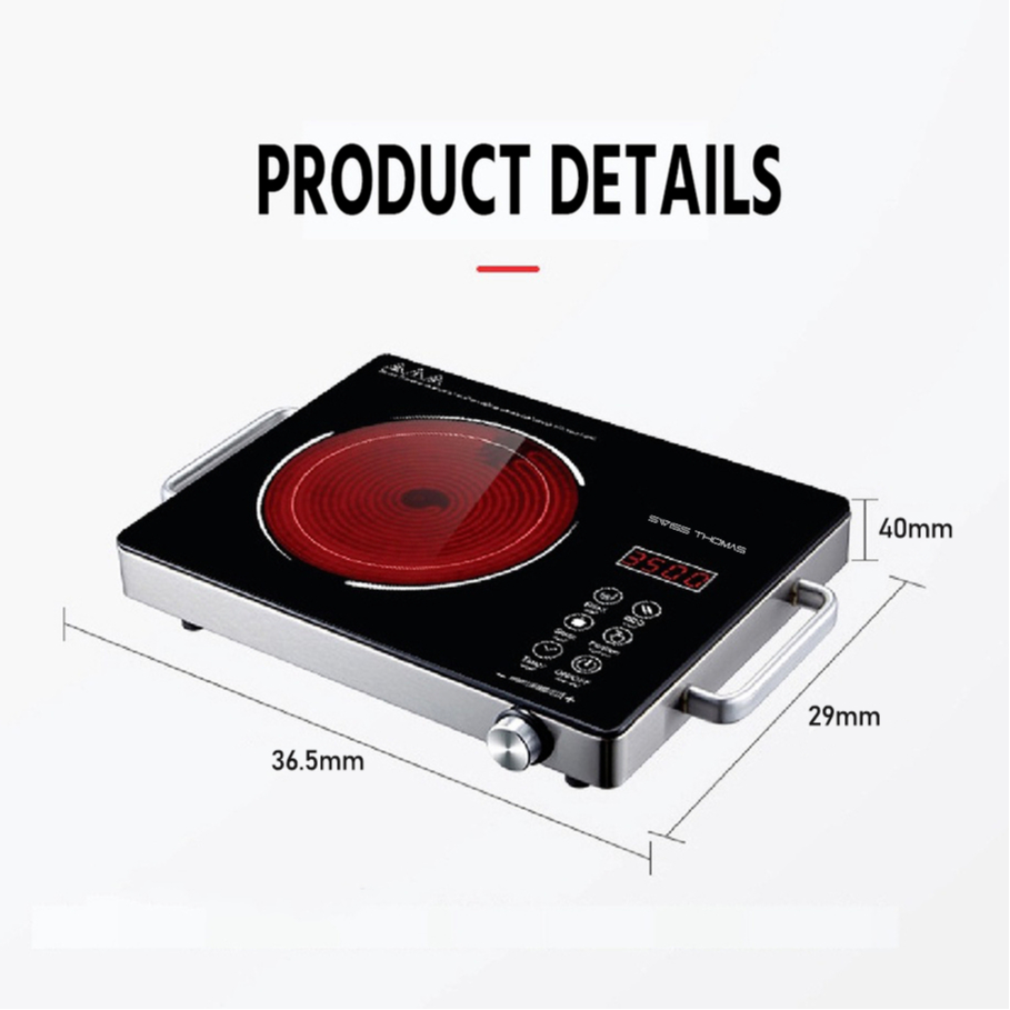 Swiss Thomas Infrared Ceramic Induction Hob – High Power Electric ...