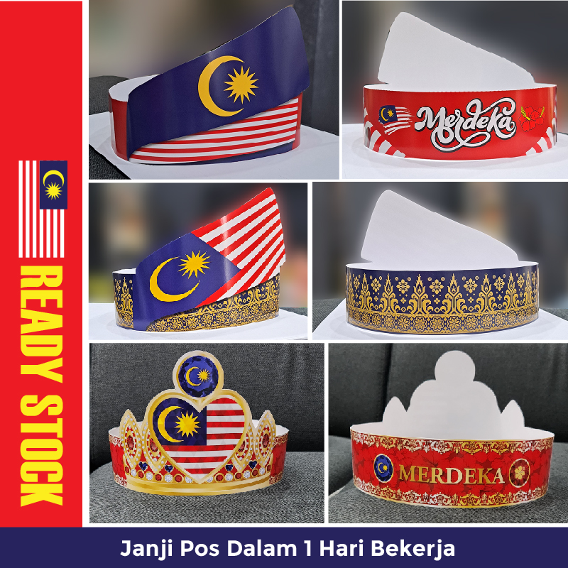Tanjak Merdeka Budak Topi Merdeka Kraf DIY Hari Merdeka Aktiviti Murid ...