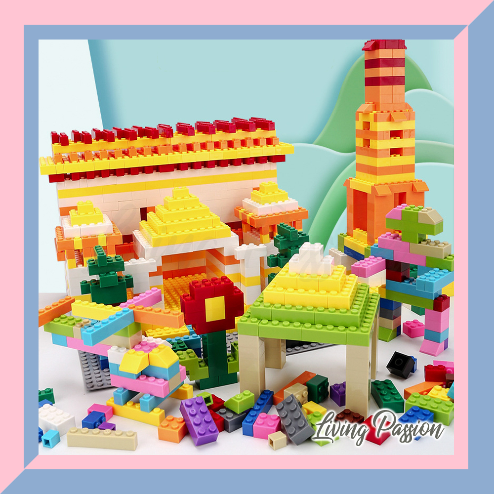 Building Colorful Blocks Kids Children City Bricks Compatible ...