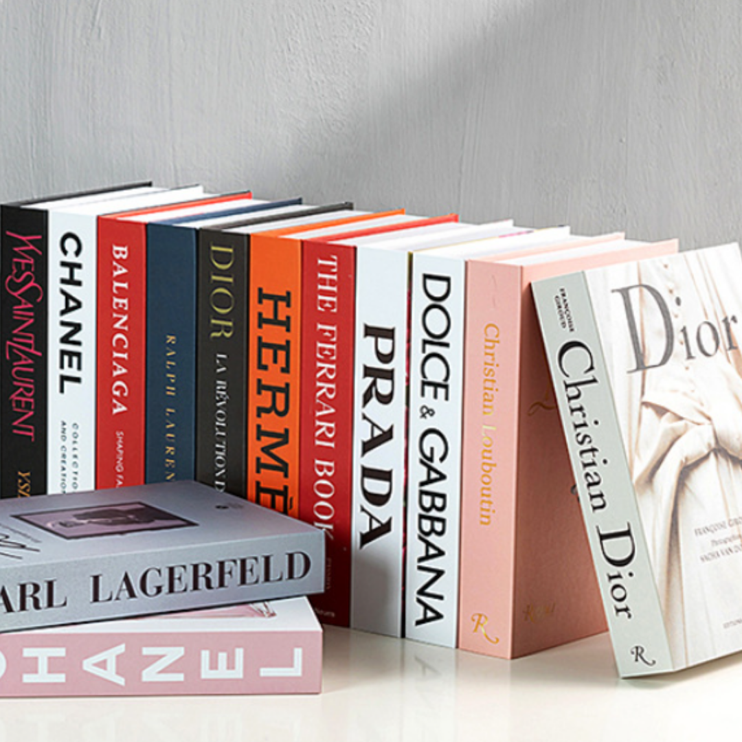 Designer Display Books Fake Faux Simulation Decorative Book Props Buku ...