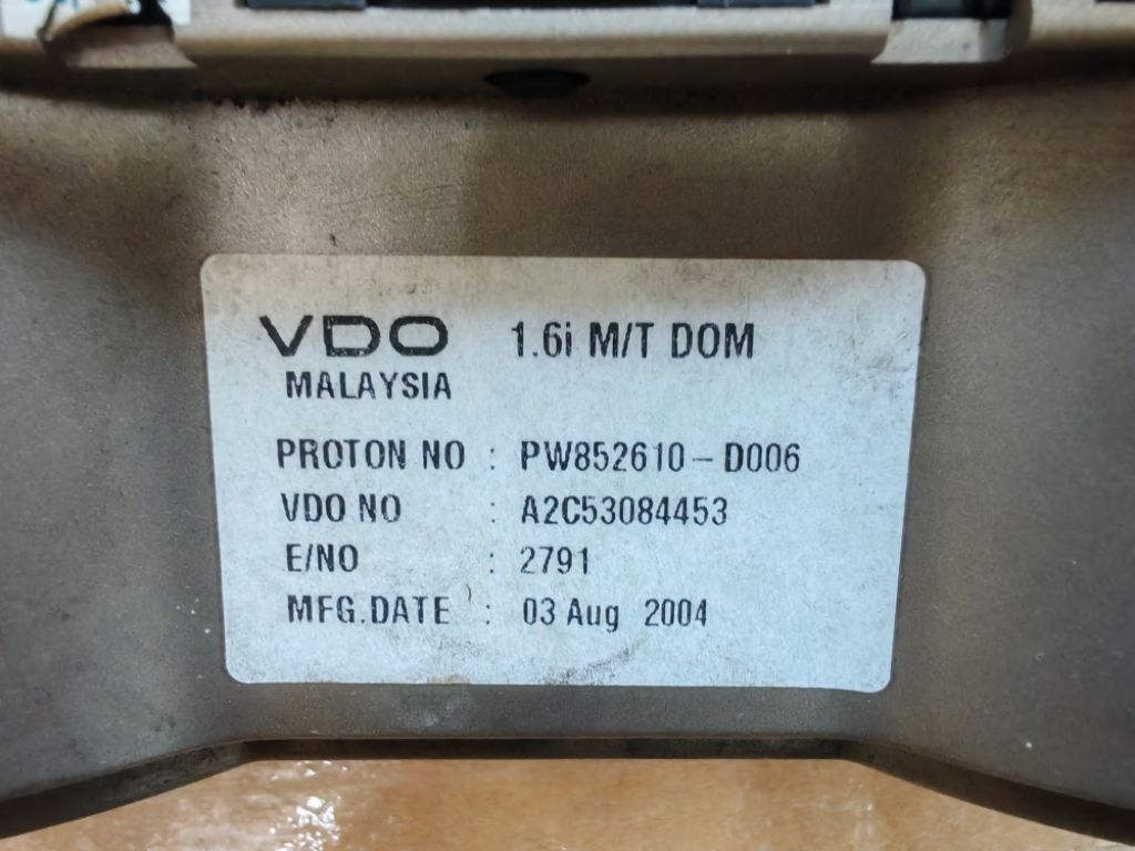 PROTON GEN2 METER ORIGINAL USED 1.6 M/T | Shopee Malaysia