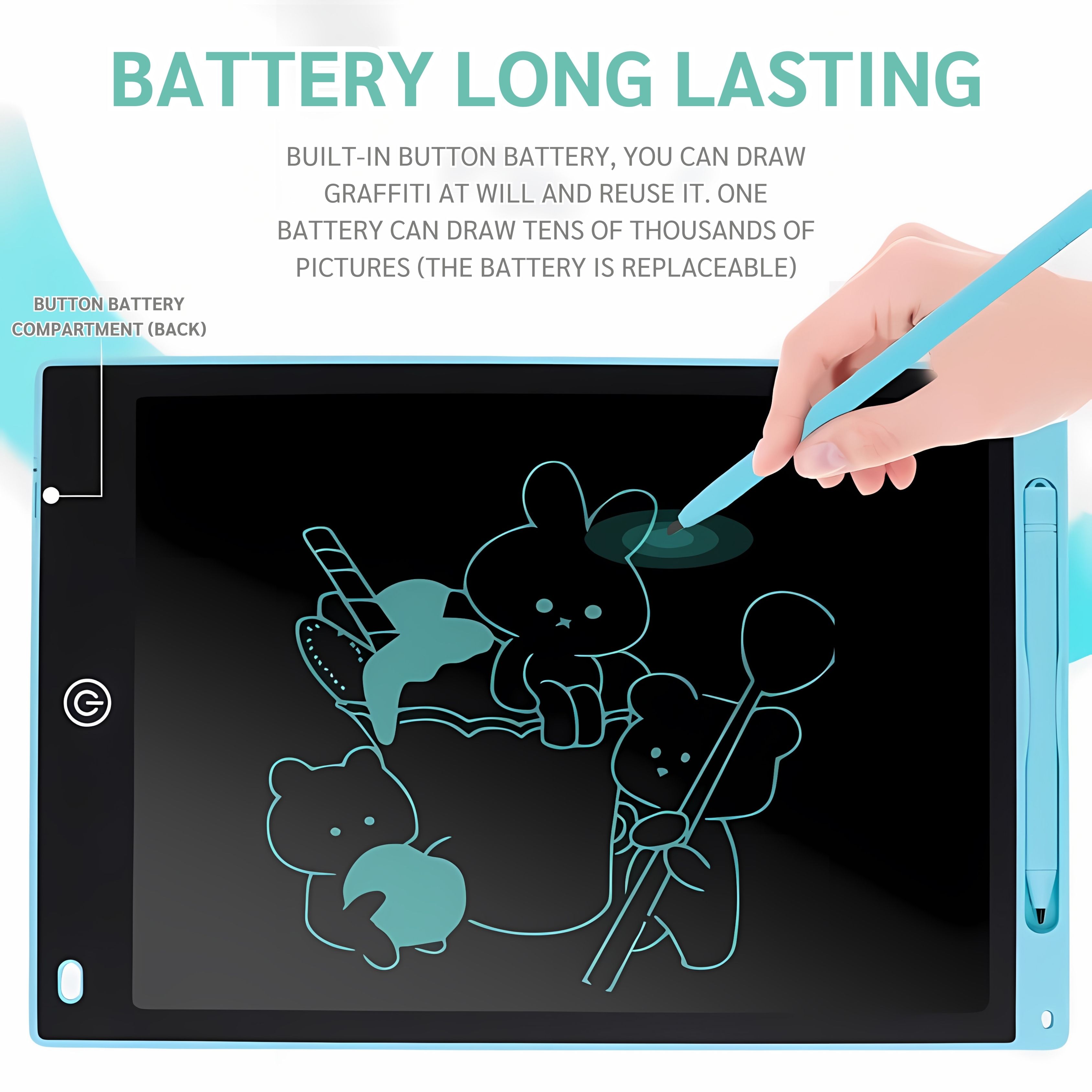 8.5/12-inch LCD writing and drawing board children's graffiti drawing ...