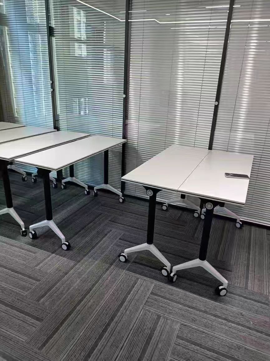 Training Table Meja Lipat Portable Wheels Foldable Table Meja Mesyuarat ...