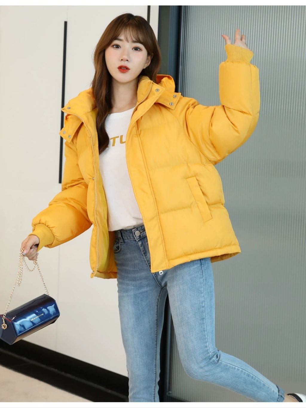 Women Light Puffer Down Jacket Uniqlo Warm Winter Snow Coat | 冬季保暖羽绒服女 ...