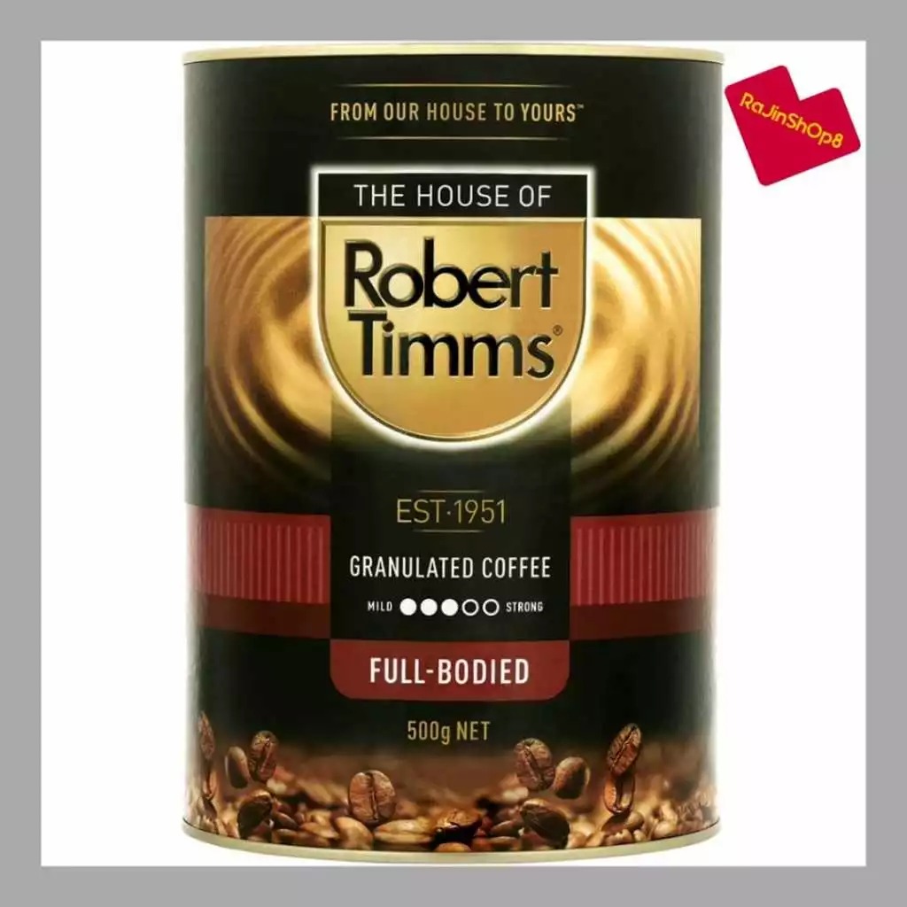 Robert Timms Instant Coffee Premium Full Bodied | Granulated | 500g Tin ...