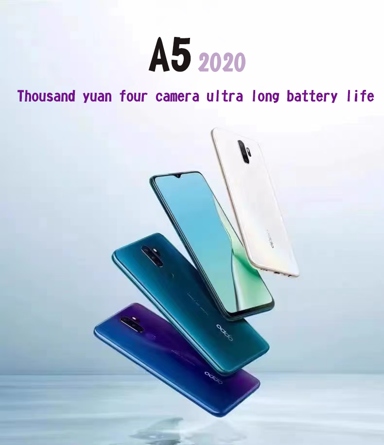 Oppo A5 2020 8GB RAM+256GB ROM LTE Smartphone Asli Percuma Set Full ...
