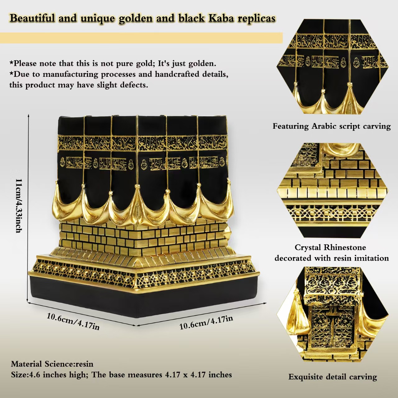 KL Stock Islamic 3D Kaabah Model KL Stock Hiasan Meja Hiasan Kereta ...