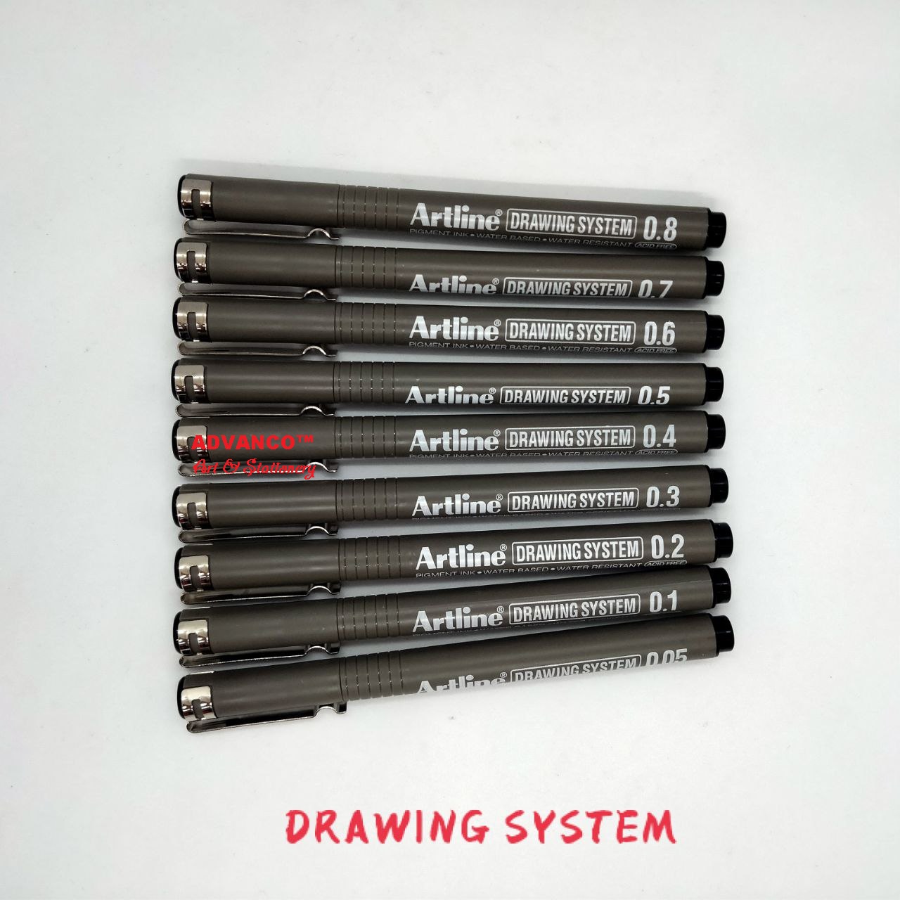 ARTLINE DRAWING SYSTEM PEN BLACK READY STOCK (HARGA PER PC/SEBATANG ...