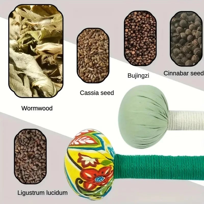 Nyaman Mugwort Therapy Hammer Herbal Penetration Heat Generation Muscle ...