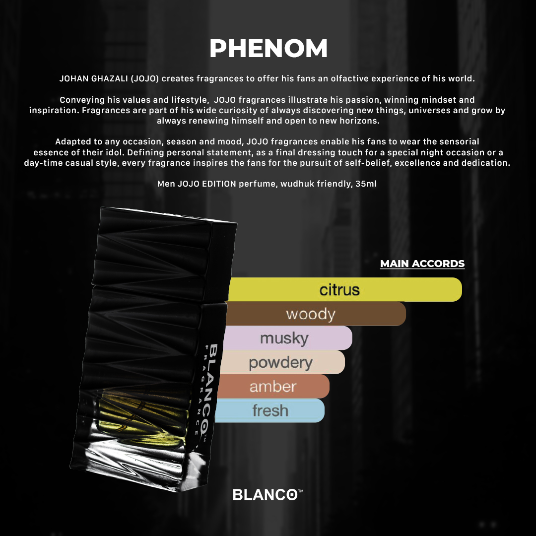 JOJO EDITION "PHENOM" by BLANCO FRAGRANCE | Shopee Malaysia