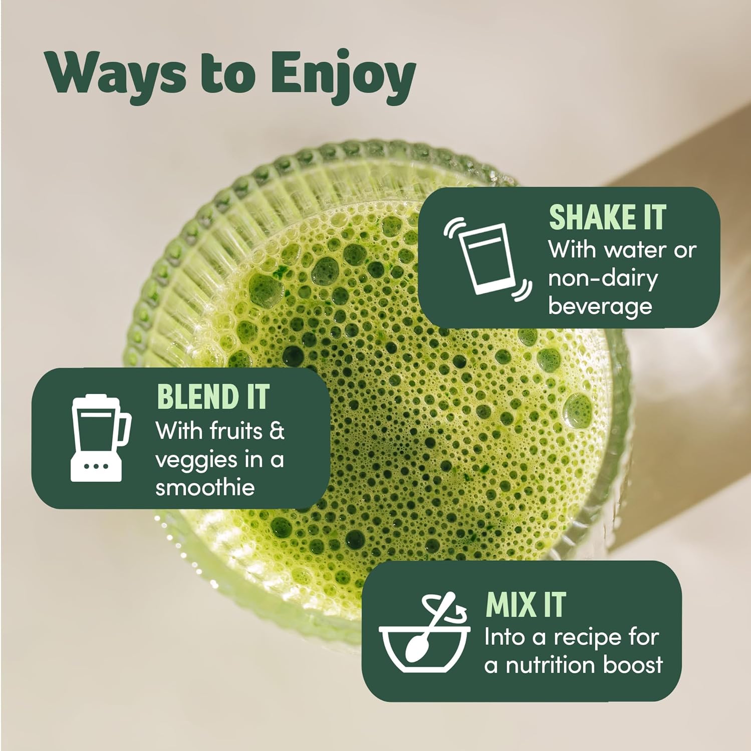 GENUINE Purely Inspired Organic Greens Powder Superfood Smoothie Mix ...