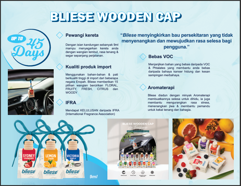 Bliese Combo Car Perfume (Plus Aromatherapy Oil) | Shopee Malaysia