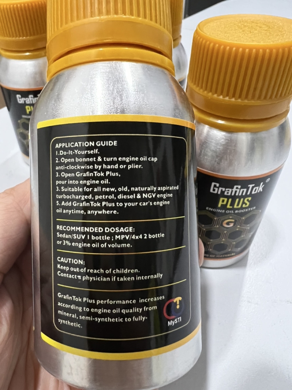 Grafin Tok Engine Oil Booster (120ml/130ml) menjaga enjin meningkatkan ...