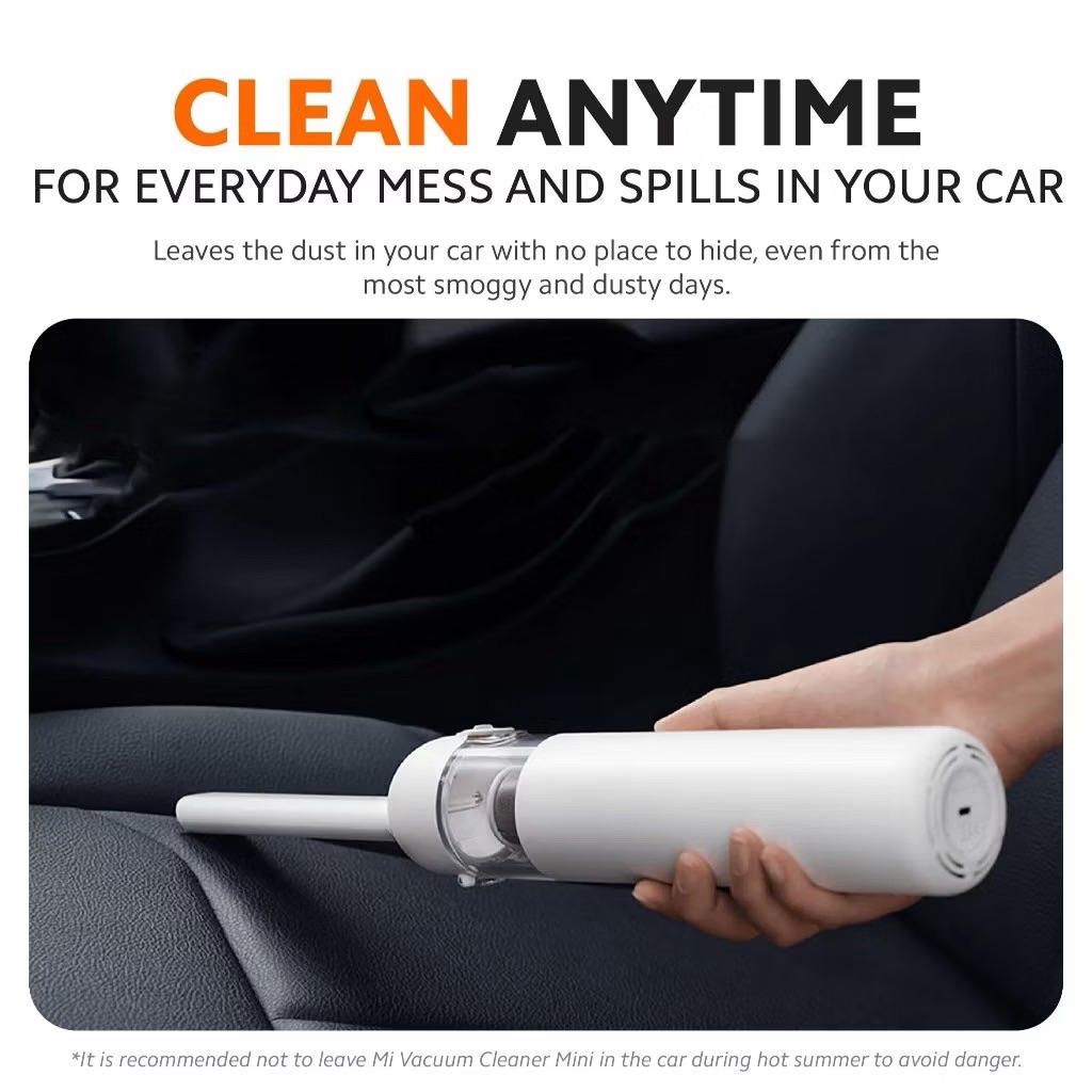 Xiaomi Vacuum Cleaner Mini Portable/Brushless Motor/One-Click Dust ...