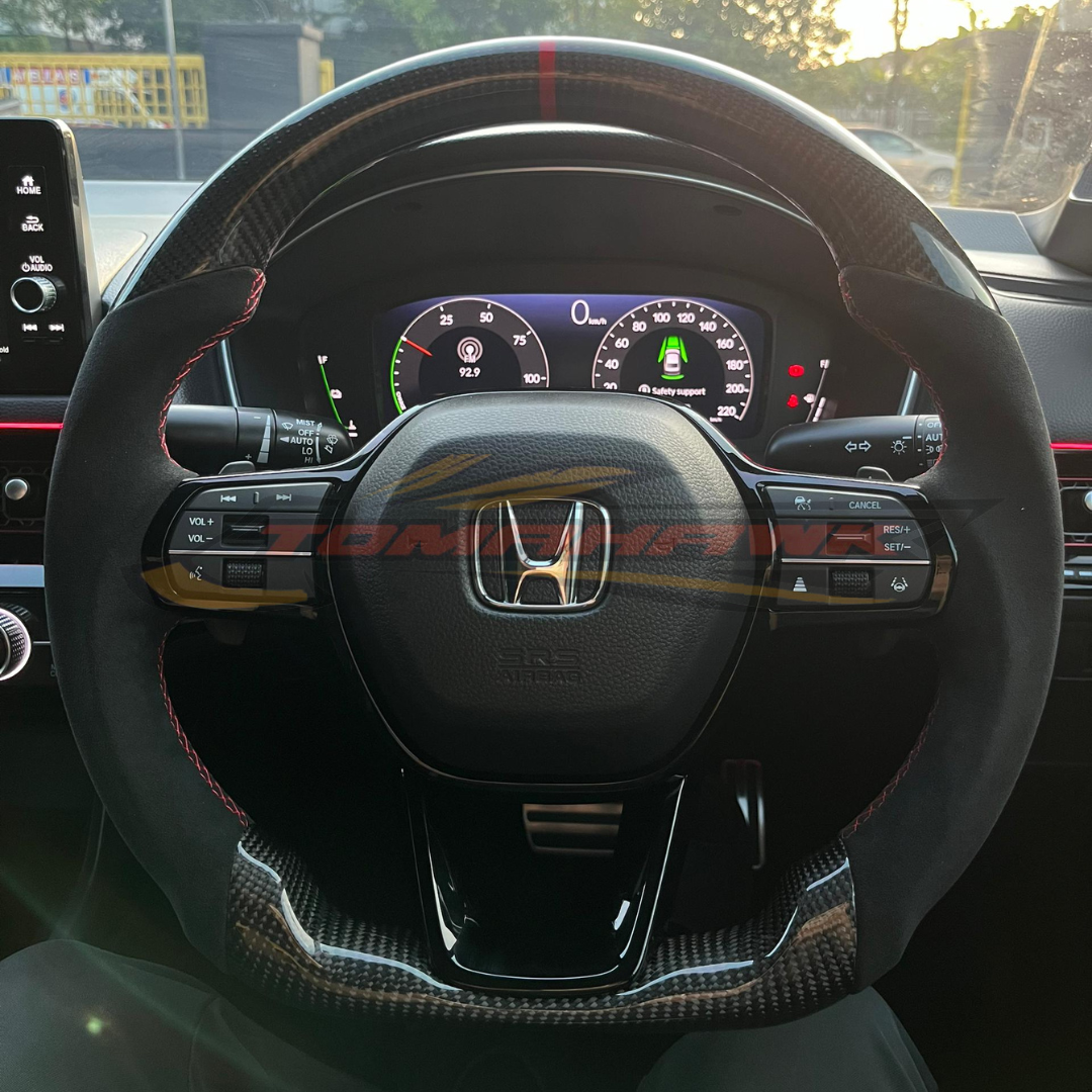Honda Civic FE 2022-2026 Steering Wheel Real Carbon Fiber / Forged ...