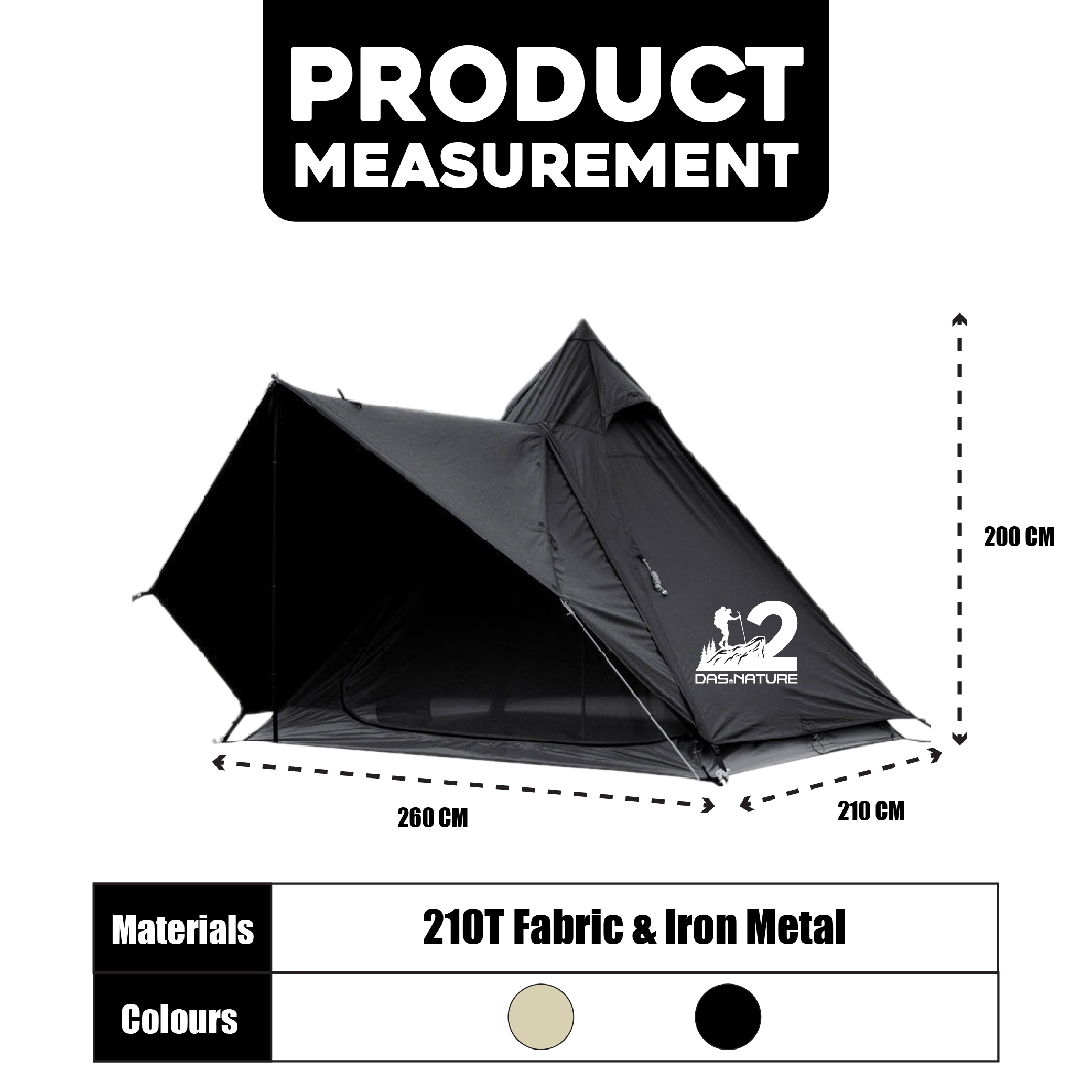 Teepee tent Camping Pyramid large Khemah besar Family tent Waterproof ...