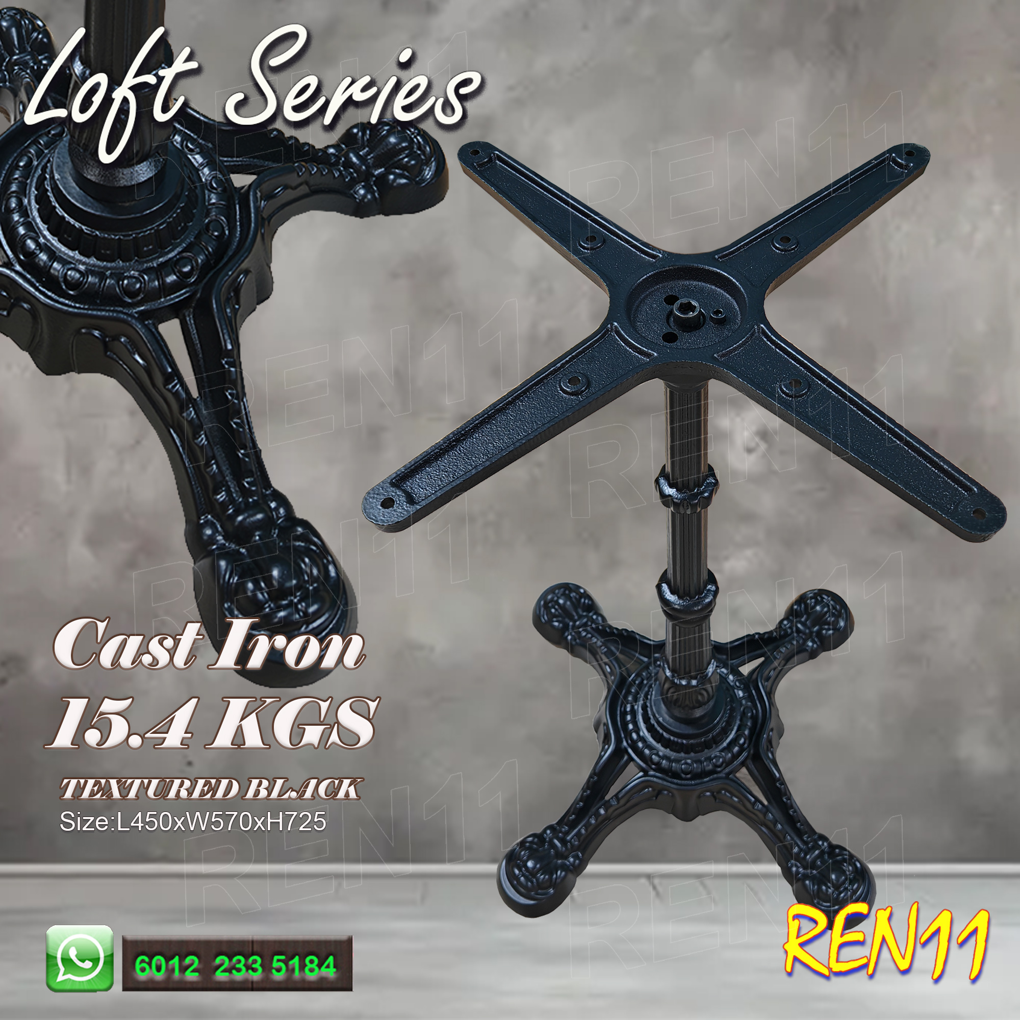 Cafe table，Dining Table Leg, Metal Leg, Kaki besi, Kaki meja , Table ...