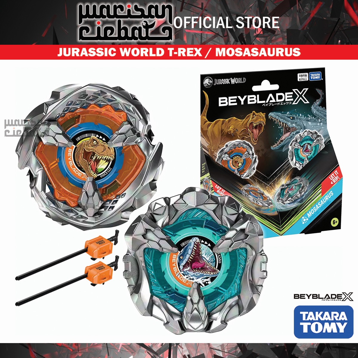 [Pre-order] Takara Tomy Beyblade X BX-00 Double Starter Jurassic World ...