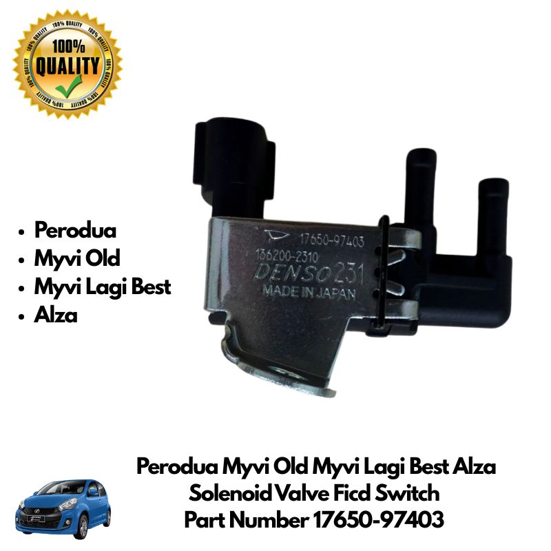 Perodua Myvi Old Myvi Lagi Best Alza Solenoid Valve Ficd Switch 17650 ...