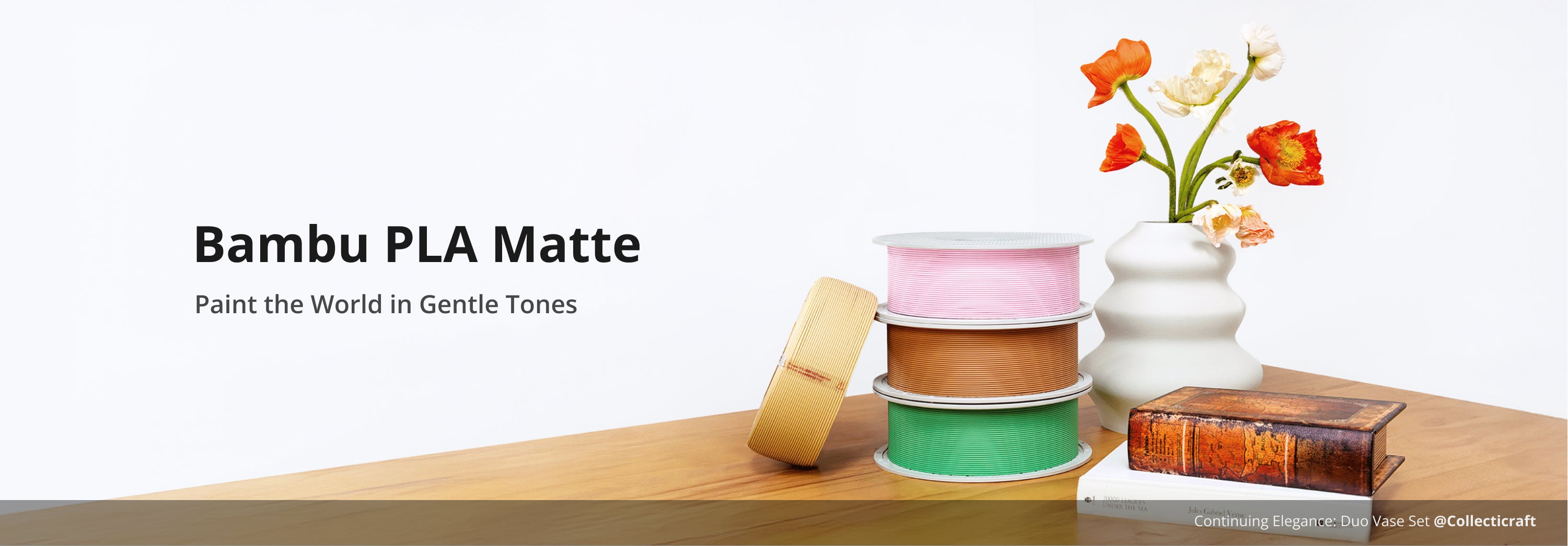 Bambu Lab 3D Printer Filament PLA Matte Refill Filament 1.75mm Accuracy ...