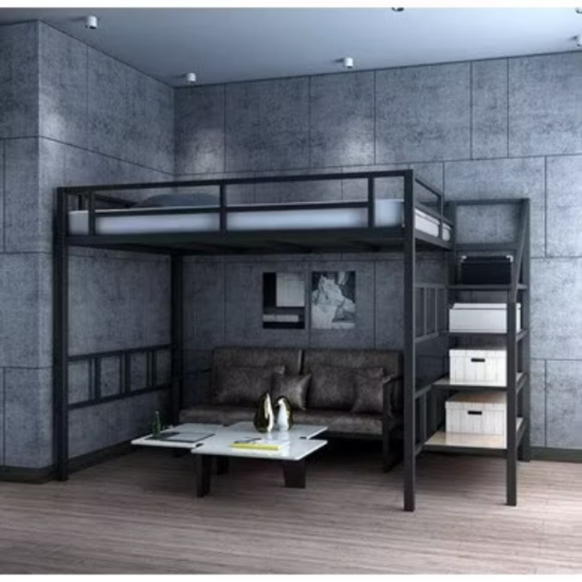 👨‍👩‍👦 [1.75 to 2.5M Height] Queen Loft Bed Elevated Katil Queen Loteng ...