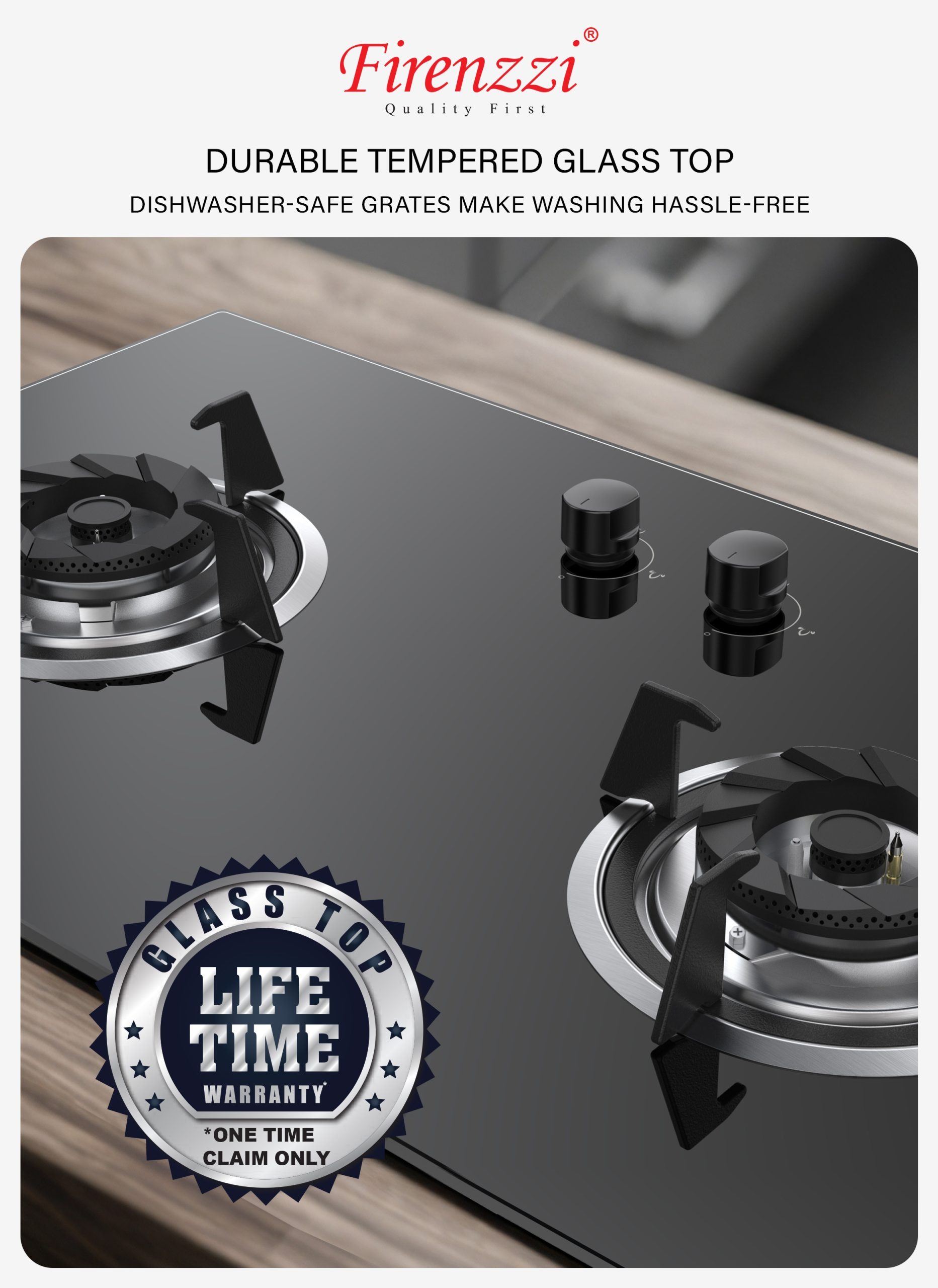 (Free Shipping + Free Install) Firenzzi FGH-2129 Gas Hob | 2 Burner ...