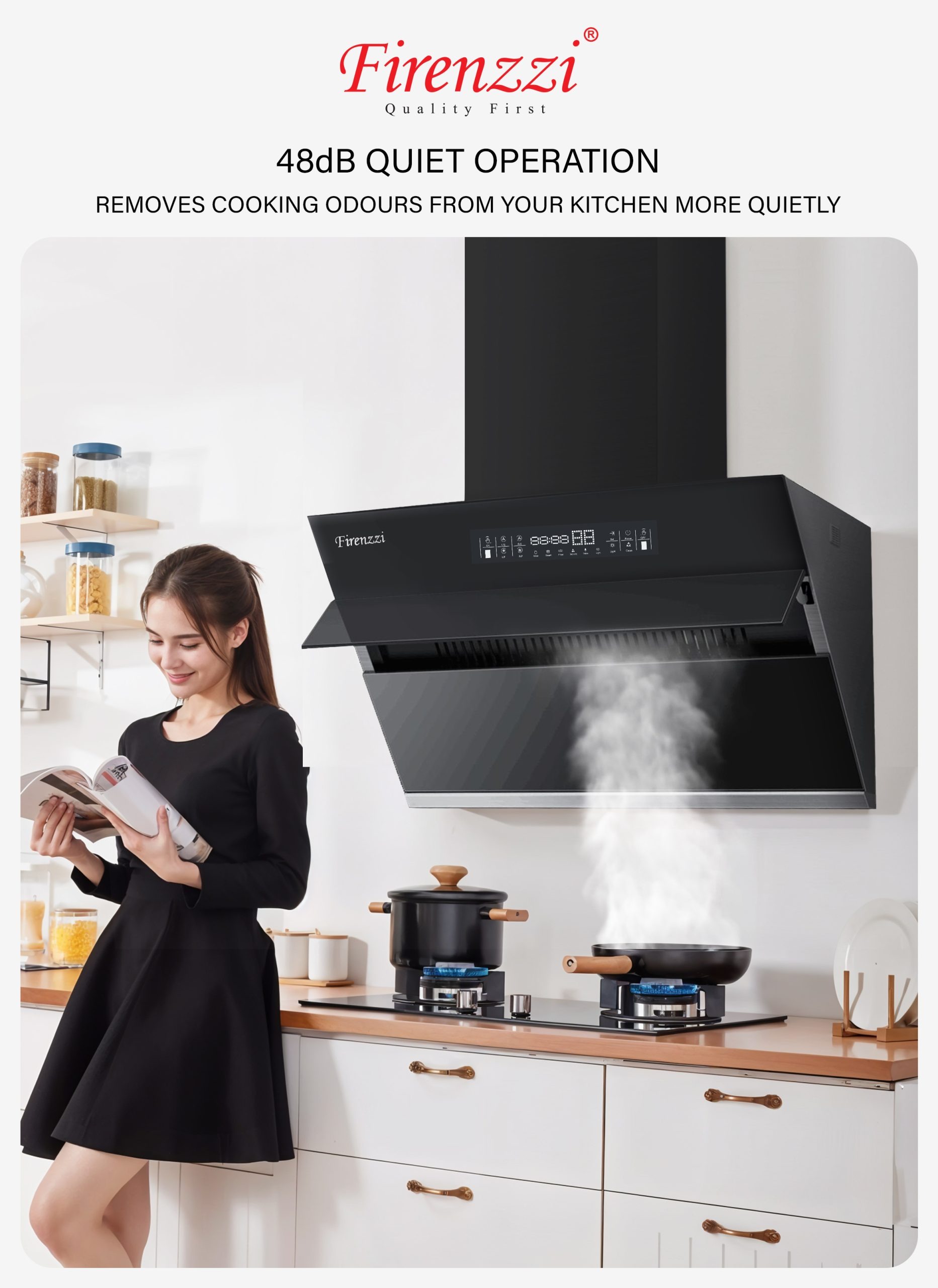 (Deliver By Own Lorry) Firenzzi Cooker Hood FCH-9522 | 90CM | Stainless ...