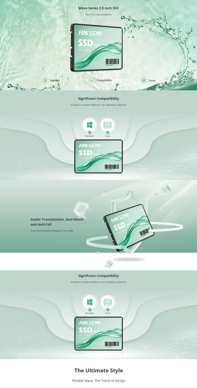 HIKSEMI SSD WAVE SERIES 2.5" SATA III 3D NAND 256GB/512GB/ 1TB- 3YRS WARRANTY | Shopee Malaysia