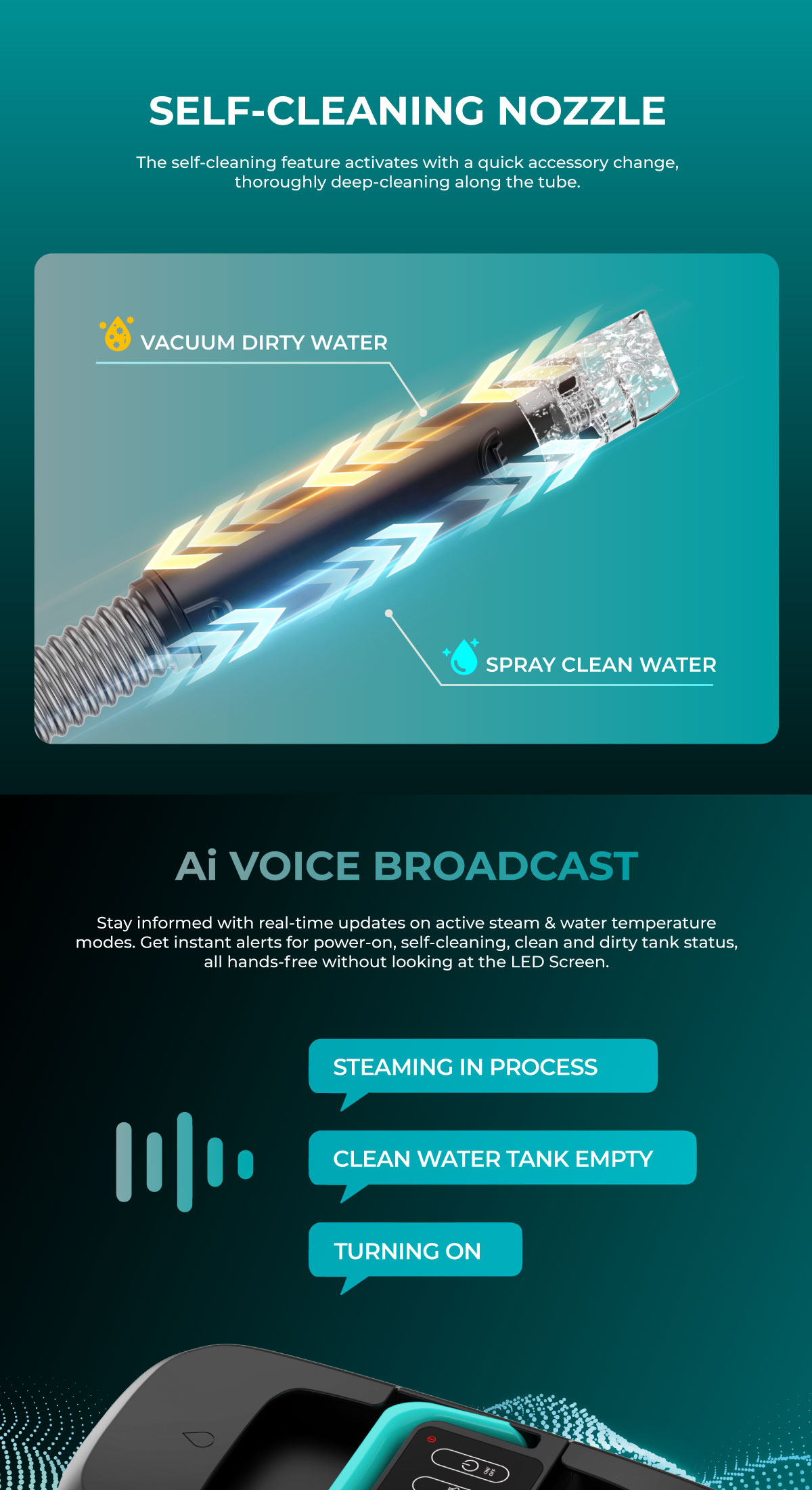 PerySmith M2 Pro Max Hot Water Steam Spot Cleaner CleanPro Series ...