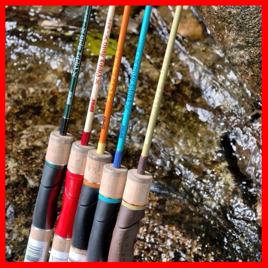 2025 RAPALA FIPPY Spin & Rage R500 Fishing Rod Reel 5’ Spinning ...