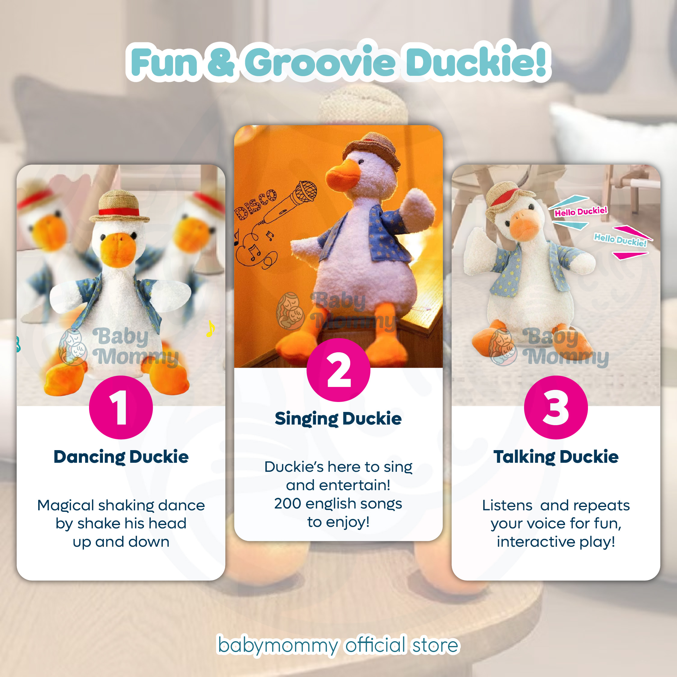 🦆TikTok HOT ITEM🔥🇲🇾 Talking,Singing & Dancing Duck –main balik suara ...