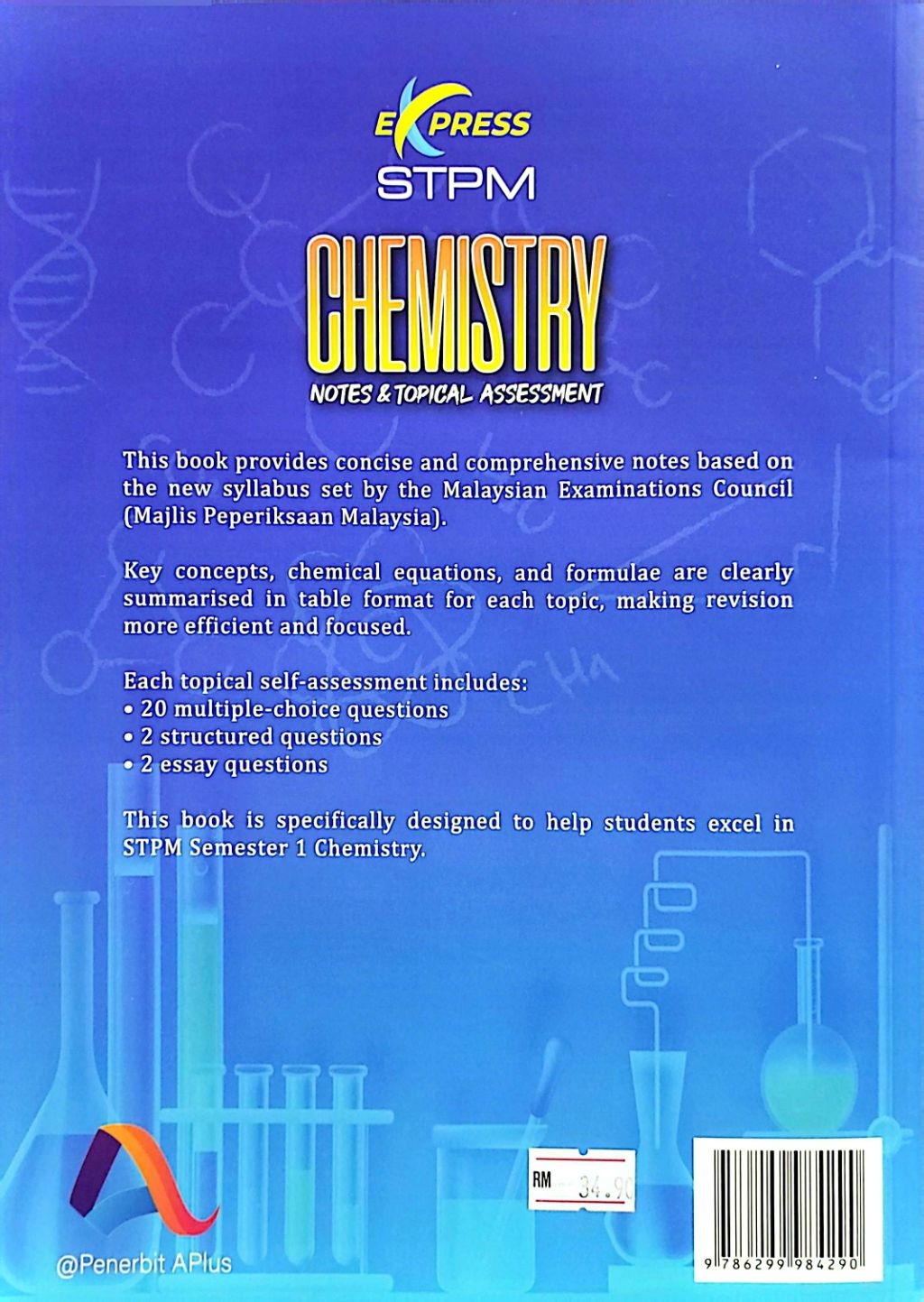 EXPRESS STPM SEMESTER 1 CHEMISTRY NOTES & TOPICAL ASSESSMENT (PENERBIT ...