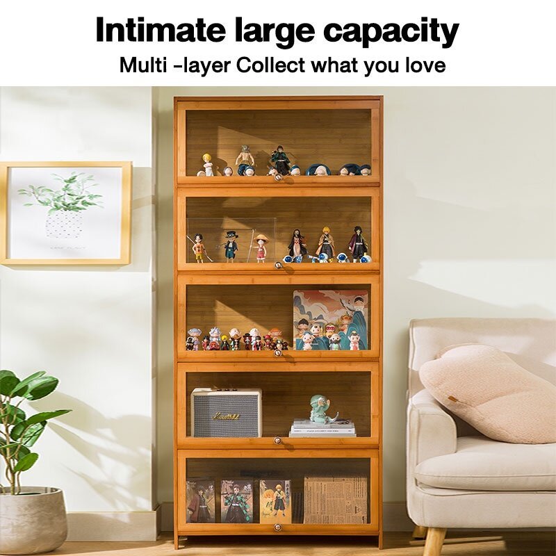 Almari Kaca Cabinet Storage Rack Display Stand Display Cabinet Domestic ...