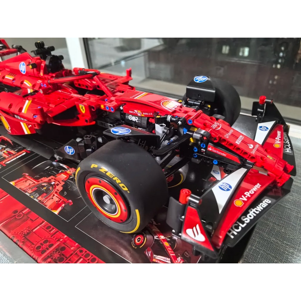 Building Block F1 Ferrari SF-24 Building Block DIY Mercedes Amg Technic ...