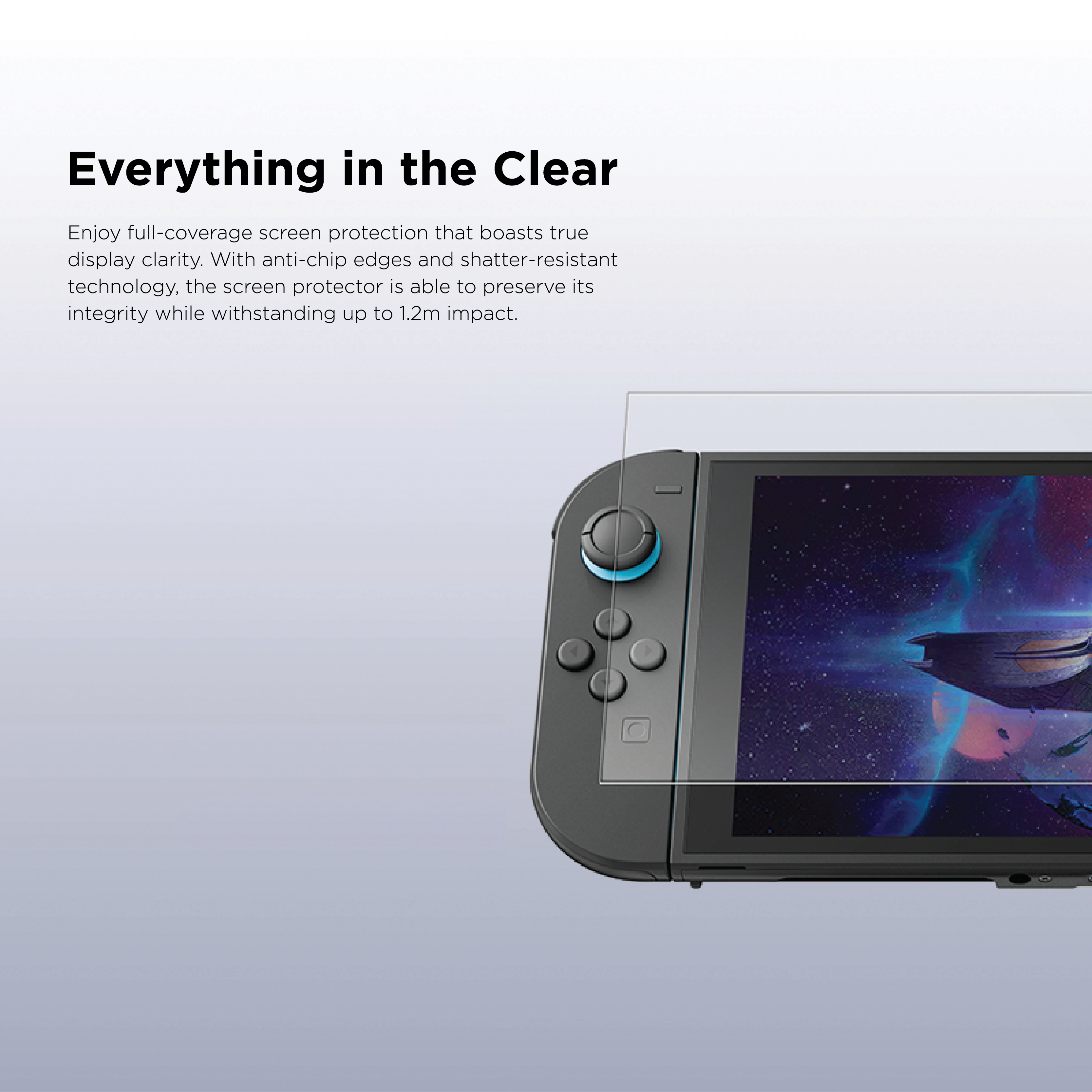 UNIQ Optix Glass Protector For Nintendo Switch 2 - Clear | Shopee Malaysia