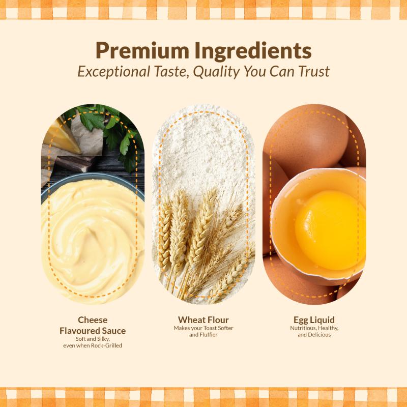 Ooobun by Neutrovis HALAL Homemade Bread with Cheese Flavoured Toast ...