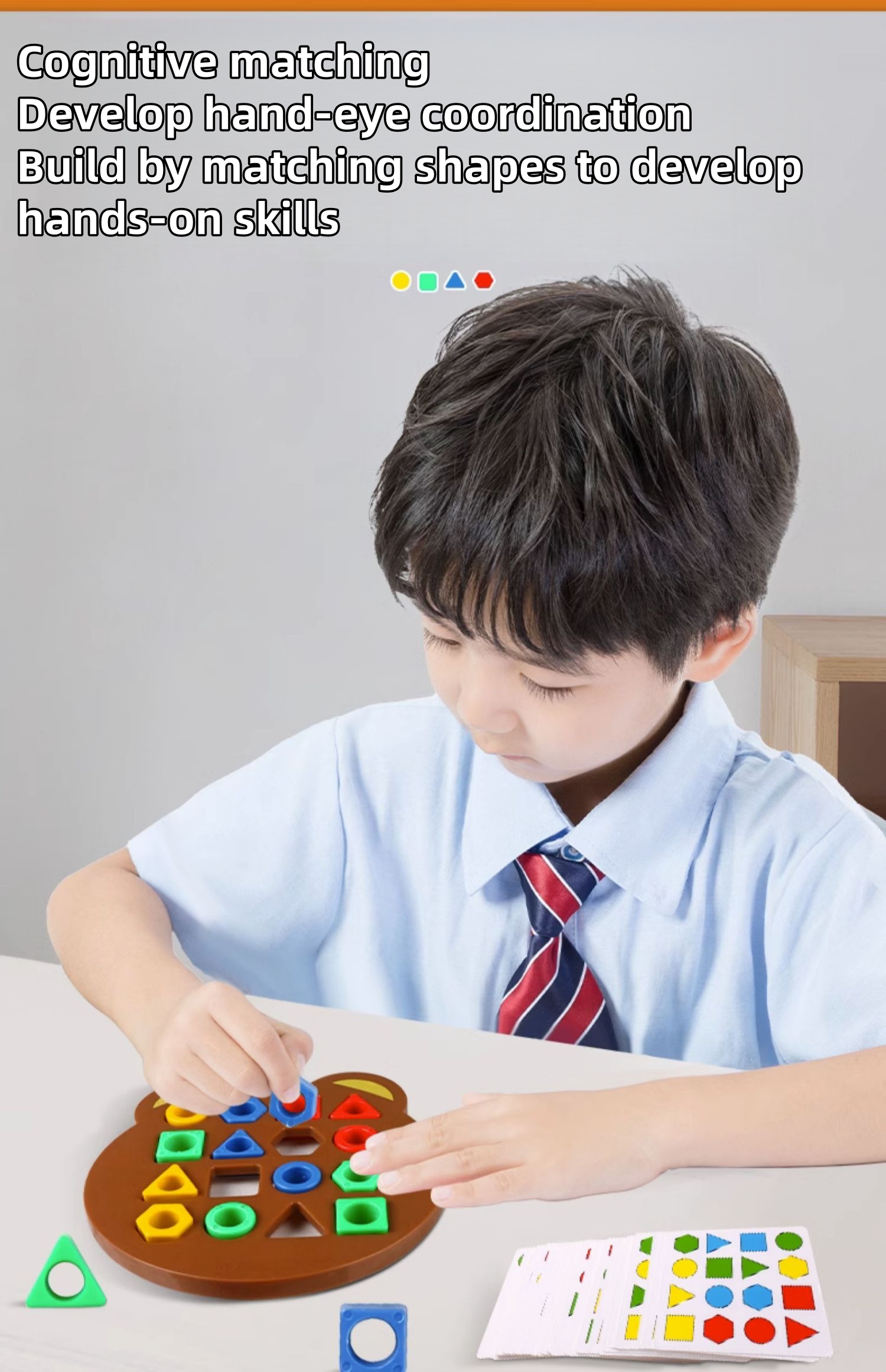 Children Geometry Shape Learning Matching Games Kids Concentration ...
