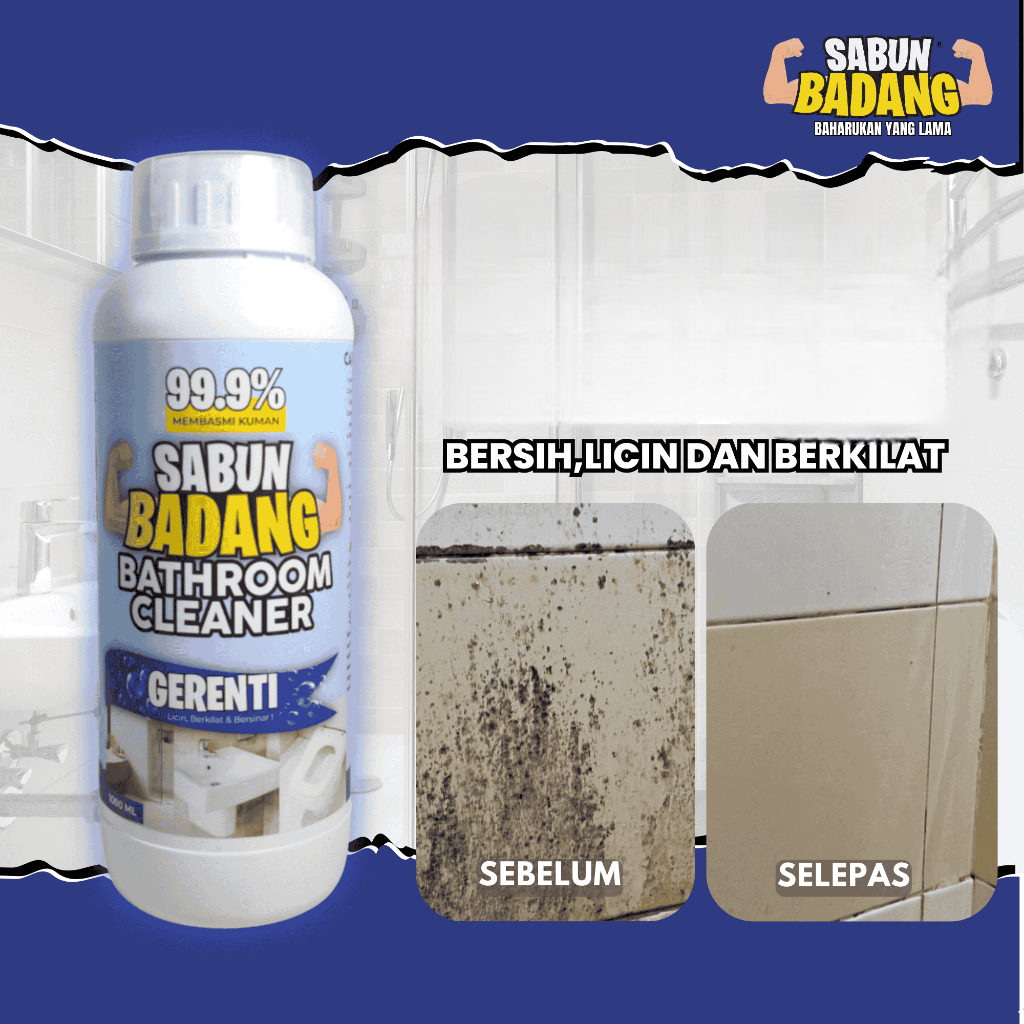 SABUN BADANG BATHROOM CLEANER - CUCIAN HARIAN | BERSIH BERSERI | MACAM ...