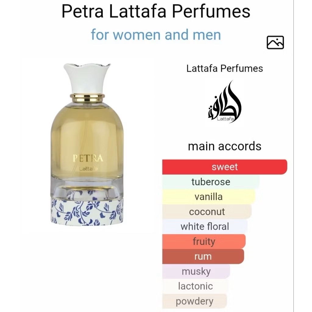 Petra Eau De Parfum Spray 100ml (3.4 Oz) By Lattafa | Tropical, Floral ...