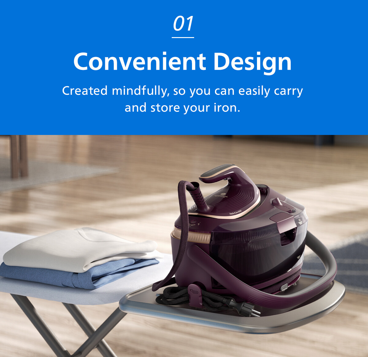 Philips PSG8200 | Steam Generator Iron | Iron Effortlessly with ...