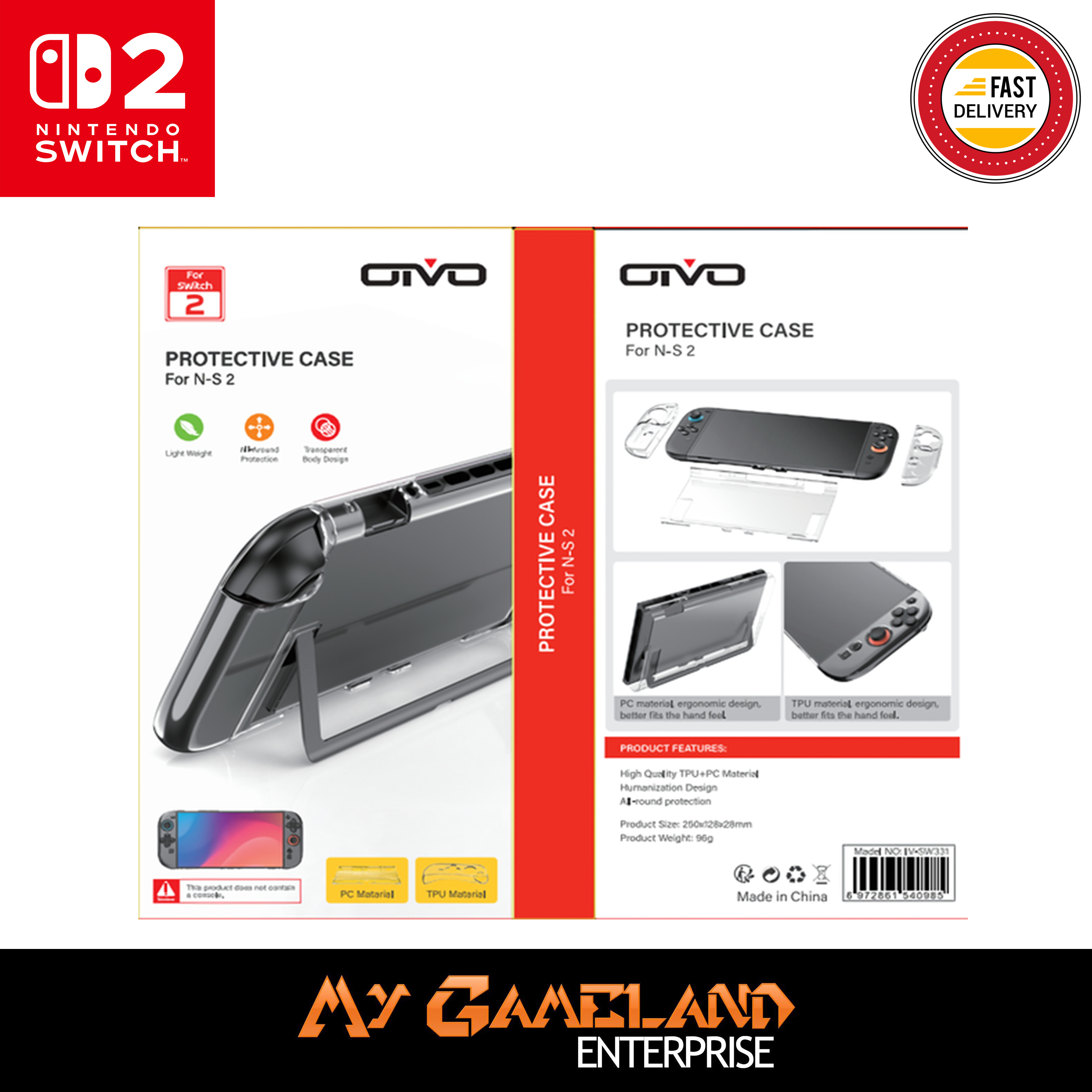 OIVO Nintendo Switch 2 Protective Case IV-SW331 (BRAND NEW) | Shopee ...