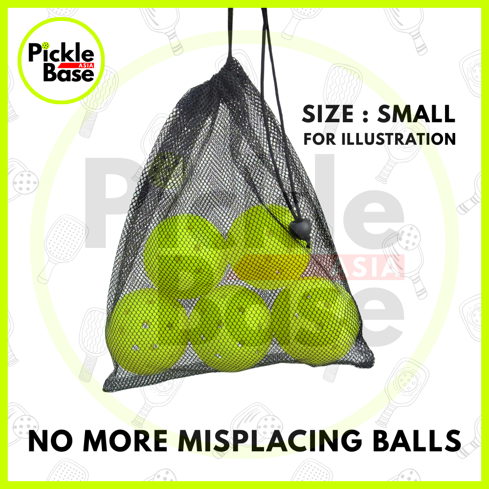 [PICKLEBASE] MESH BALL BAG PICKLEBALL NET STORAGE PICKLE BALL | Shopee ...