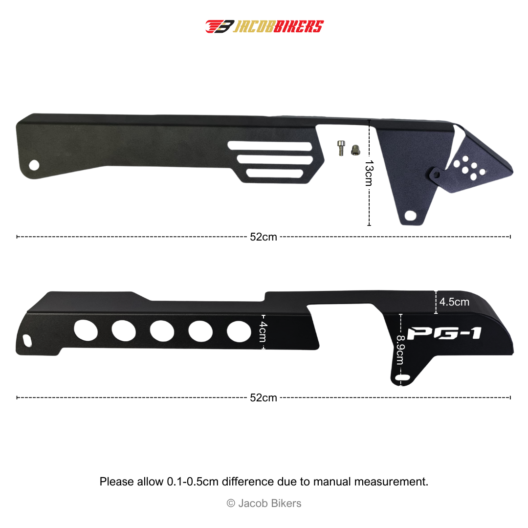 Yamaha PG-1 PG1 PG 1 Chain Cover | Penutup Rantai | Aluminium | Silver ...