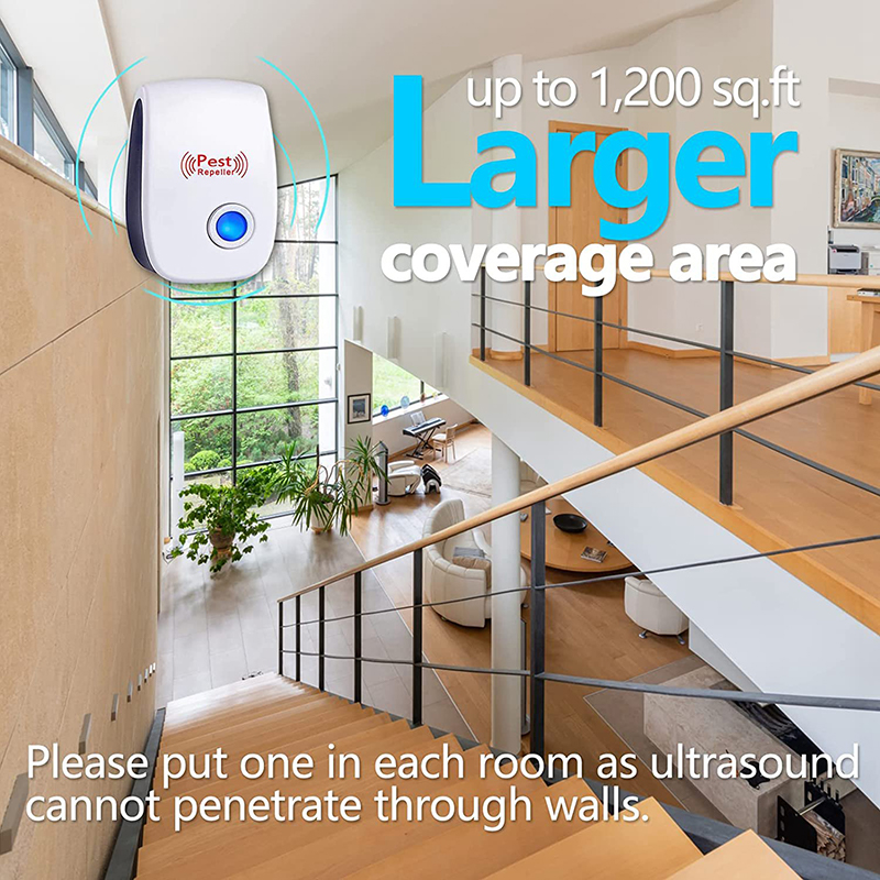 Ultrasonic Mosquito Repeller Silent Noise Reduction Mouse Repeller ...