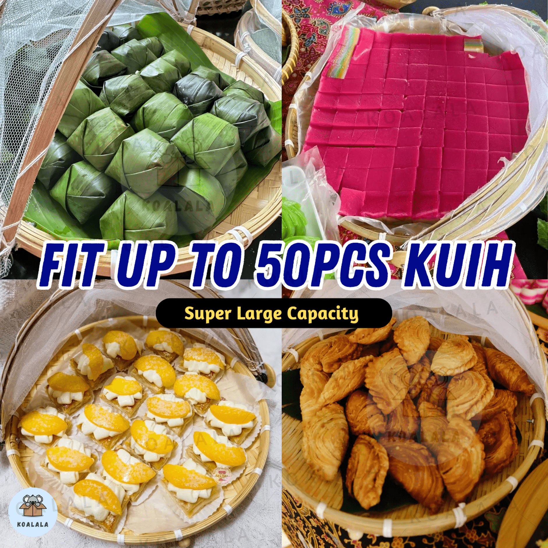 Bamboo Serving Tent Cover Bamboo Food Cover Display Serving Hood Dulang ...