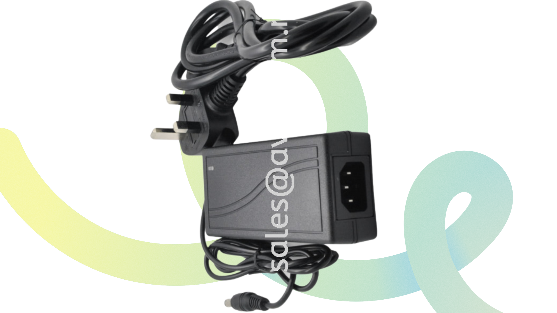 24V DC 2A Switching Power Adapter Adapter UK Plug Cable Access Point ...