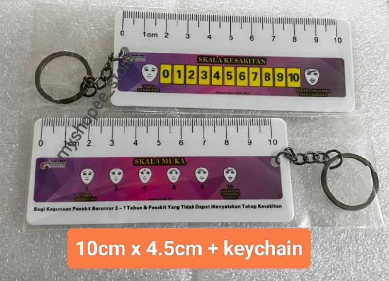 Pain Score Ruler Pembaris Skala Kesakitan | Shopee Malaysia