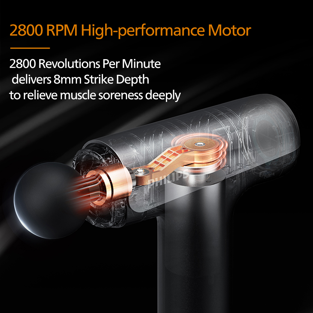 [COD] Philips Massage Gun Deep Tissues Muscle Relaxation Vibration ...