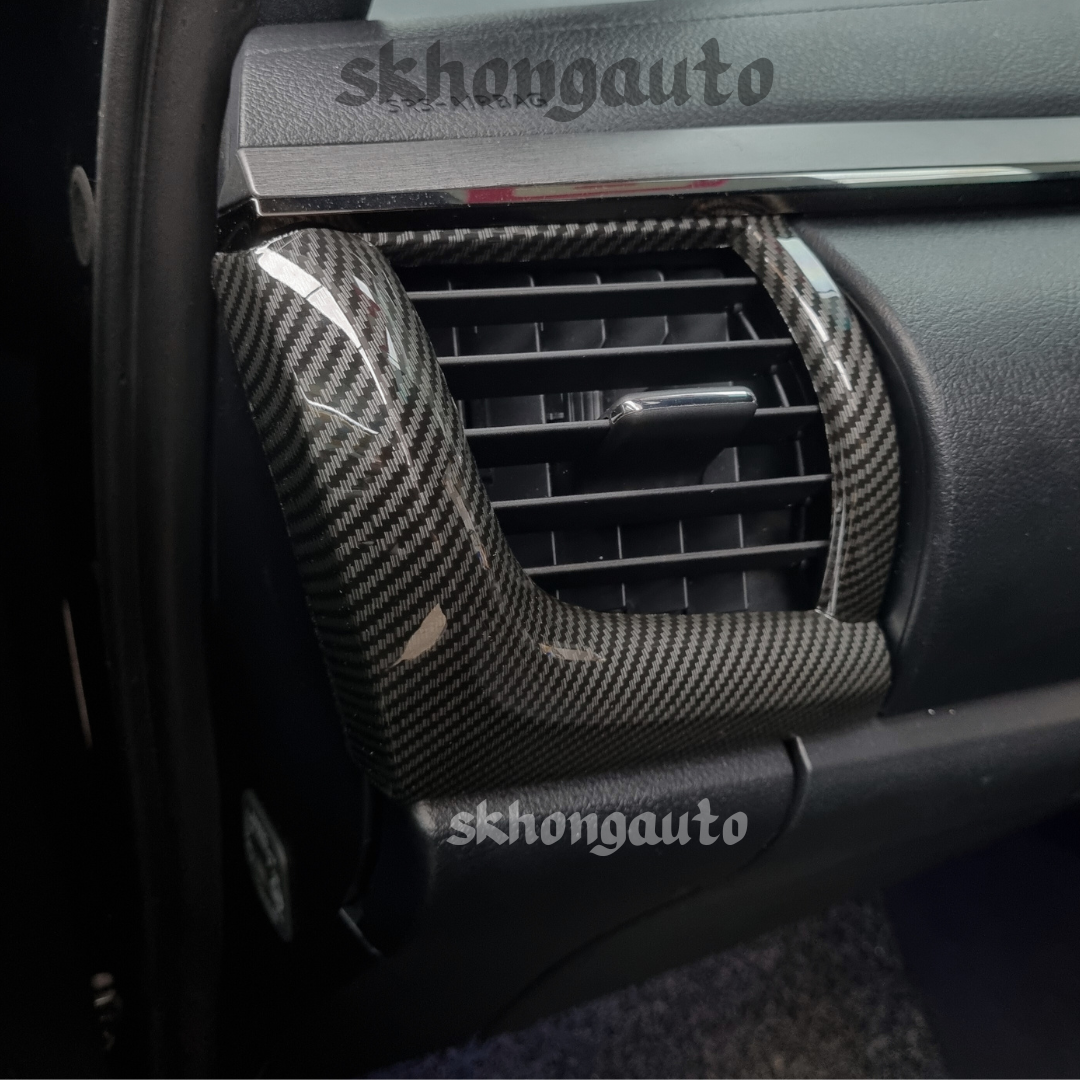 toyota revo rocco hilux 2016-2026 carbon fiber car air outlet frame ...