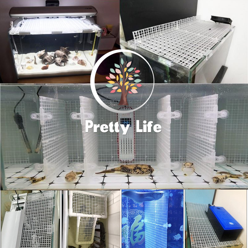 🐟Limited Promotion🐟 Fish Grid Divider Tray Crate Aquarium Tank Filter ...